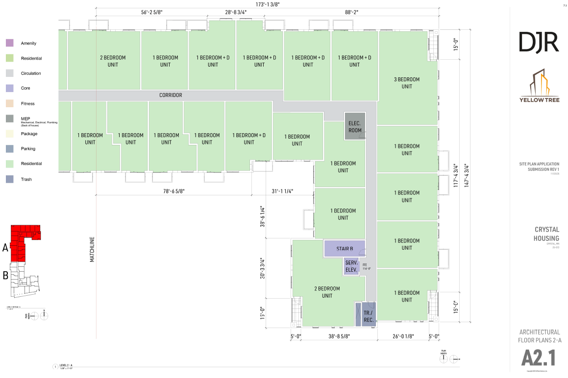 Yellow Tree Proposes Apartment Building to Replace Former Wells Fargo…
