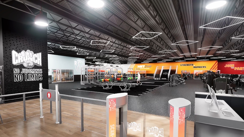 Crunch Fitness Planned for Vacant Big-Box Space
