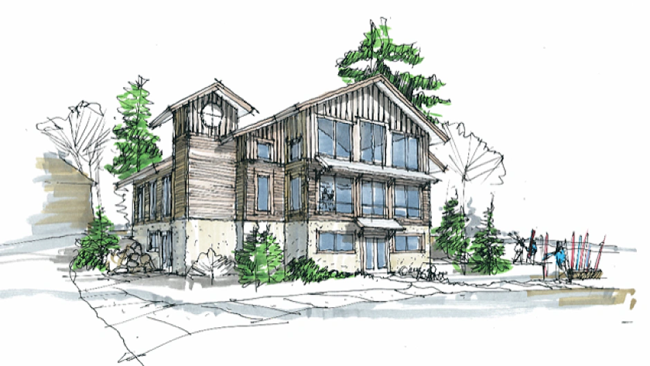 New Thom Storm Chalet Taking Shape at Chester Bowl Park
